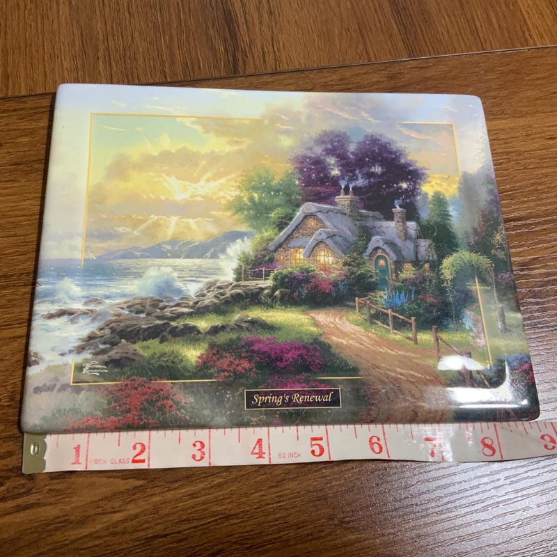 Kinkade Christmas Plate - Etsy