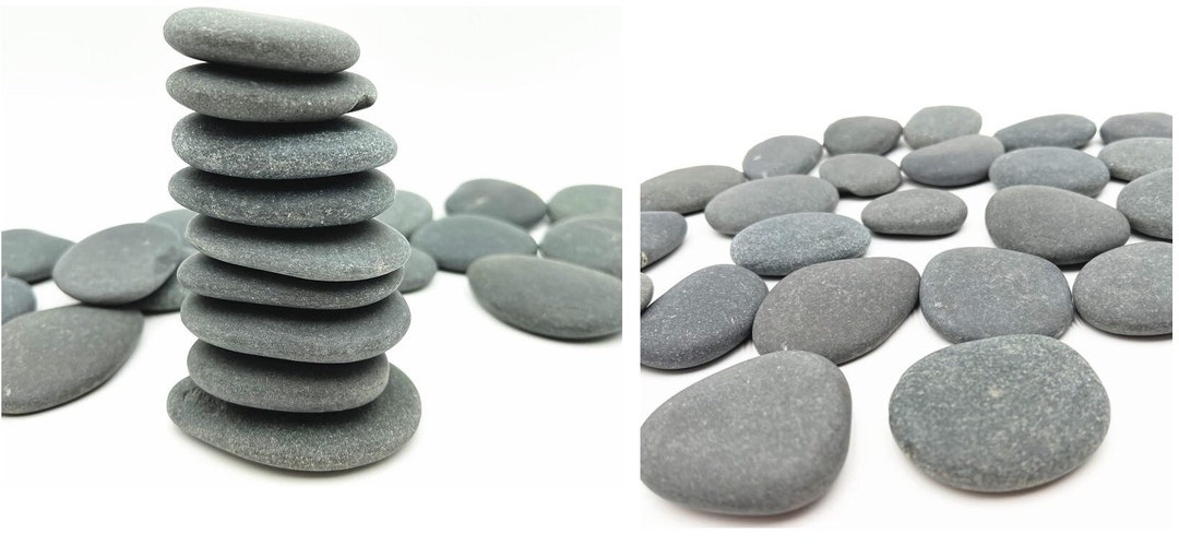 Painting Rocks 2"-3" Inches 24 Count DIY Rocks Flat and Smooth Kindness ...