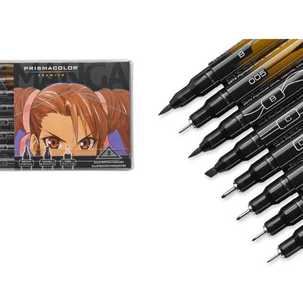 Manga Pen Marker Set - Etsy