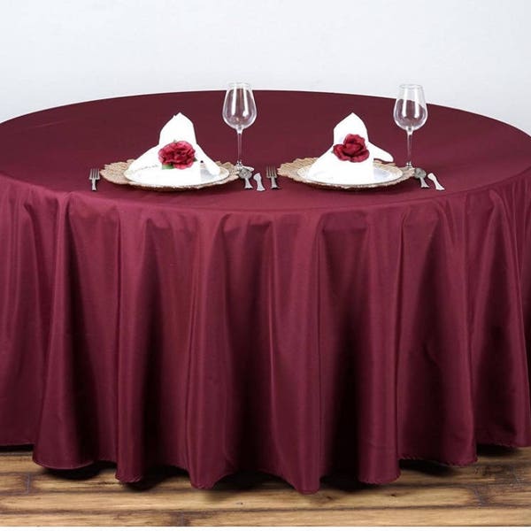 Burgundy Tablecloth - Etsy