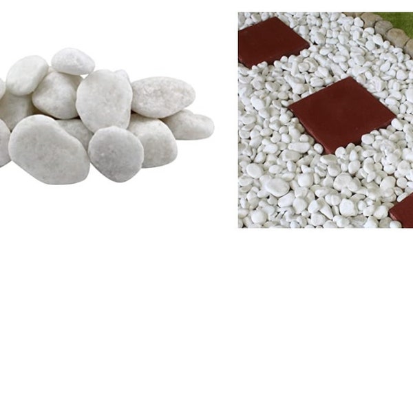 White Pebbles - Etsy