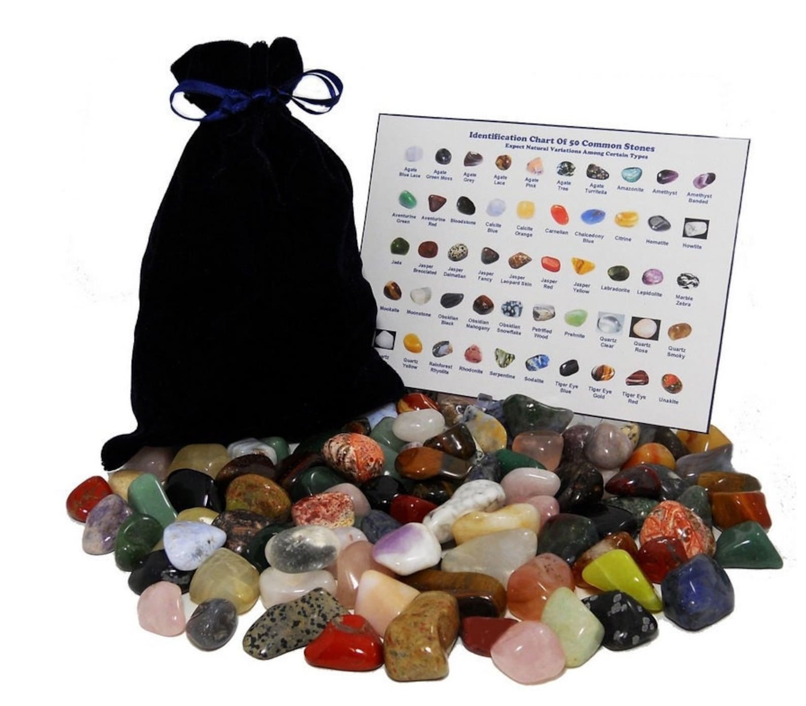 Gift Stones Mixed Lot 101 Assorted Mix of Natural Mineral - Etsy