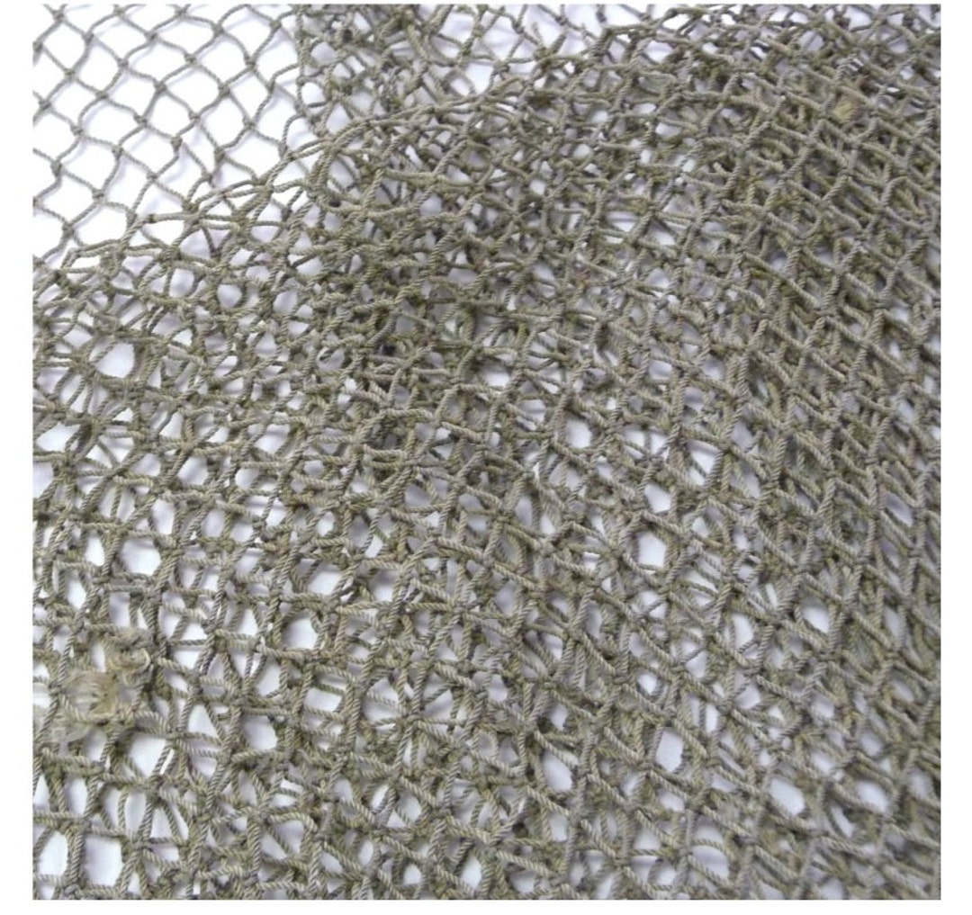 Nautical Decorative Fish Net 5 Foot X 10 Foot Rustic Beach Decor, Fish ...