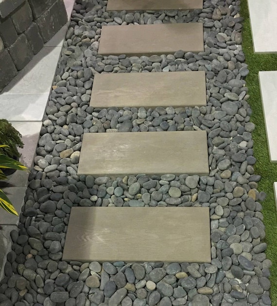 Mexican Beach Pebbles Landscaping Black Mexican Beach Pebble | Quarry