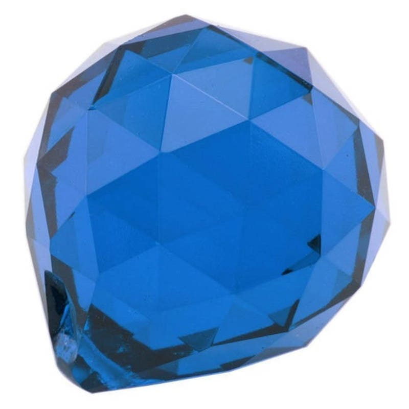 Faceted Crystal Ball - Etsy