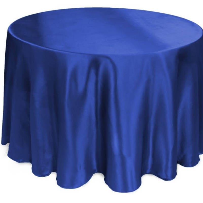 Royal Blue Table Cloth - Etsy