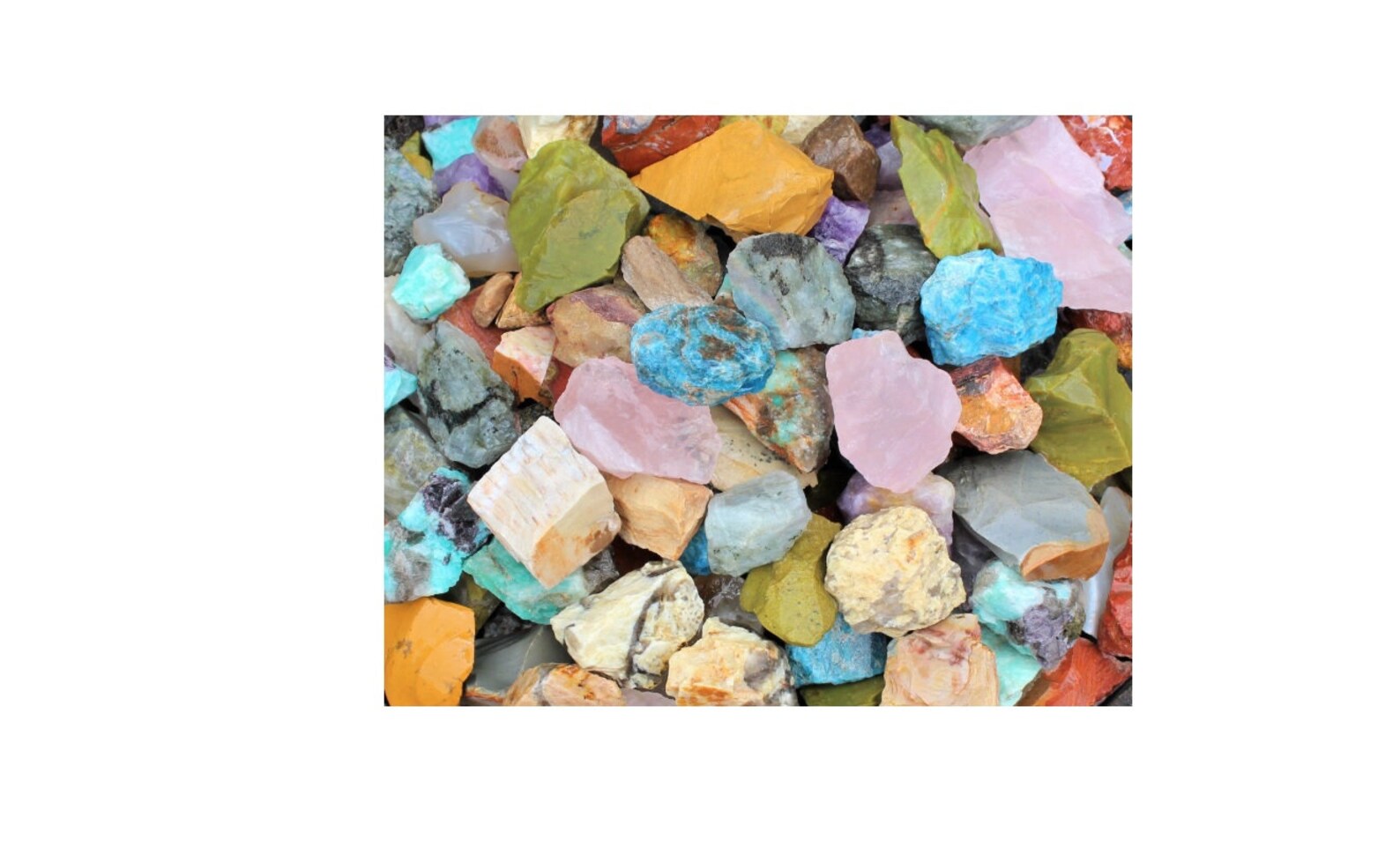 2 Pounds of 12 Stone Mix Madagascar Rough Gemstone - Etsy