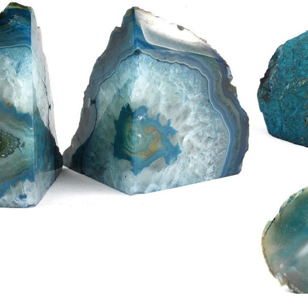 Agate Bookends - Etsy