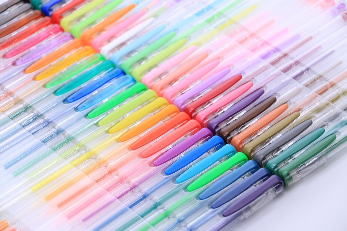 Adult Coloring Gel Pens for Book Art 108 Count Premium Gel Pens ...