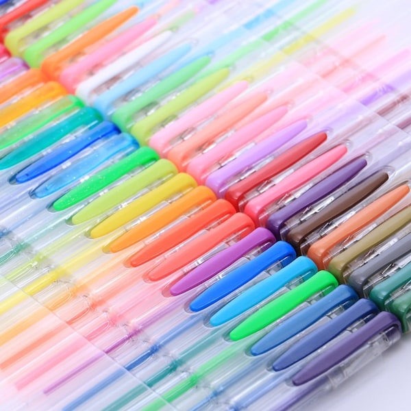 Gel Pen Coloring Book - Etsy