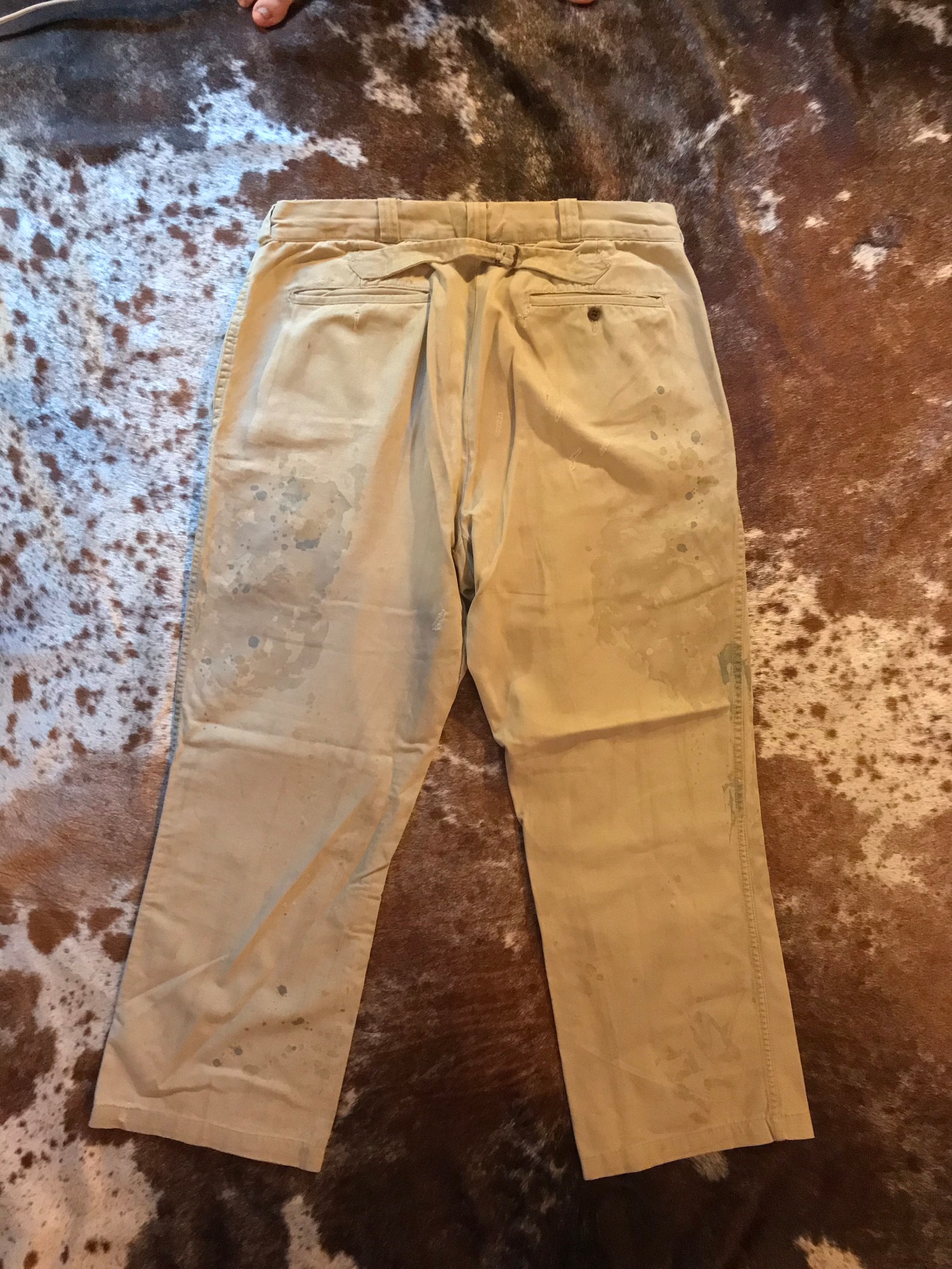 Ralph Lauren Paint Splatter Pants Painters Pants Paint Splashed Pollack ...