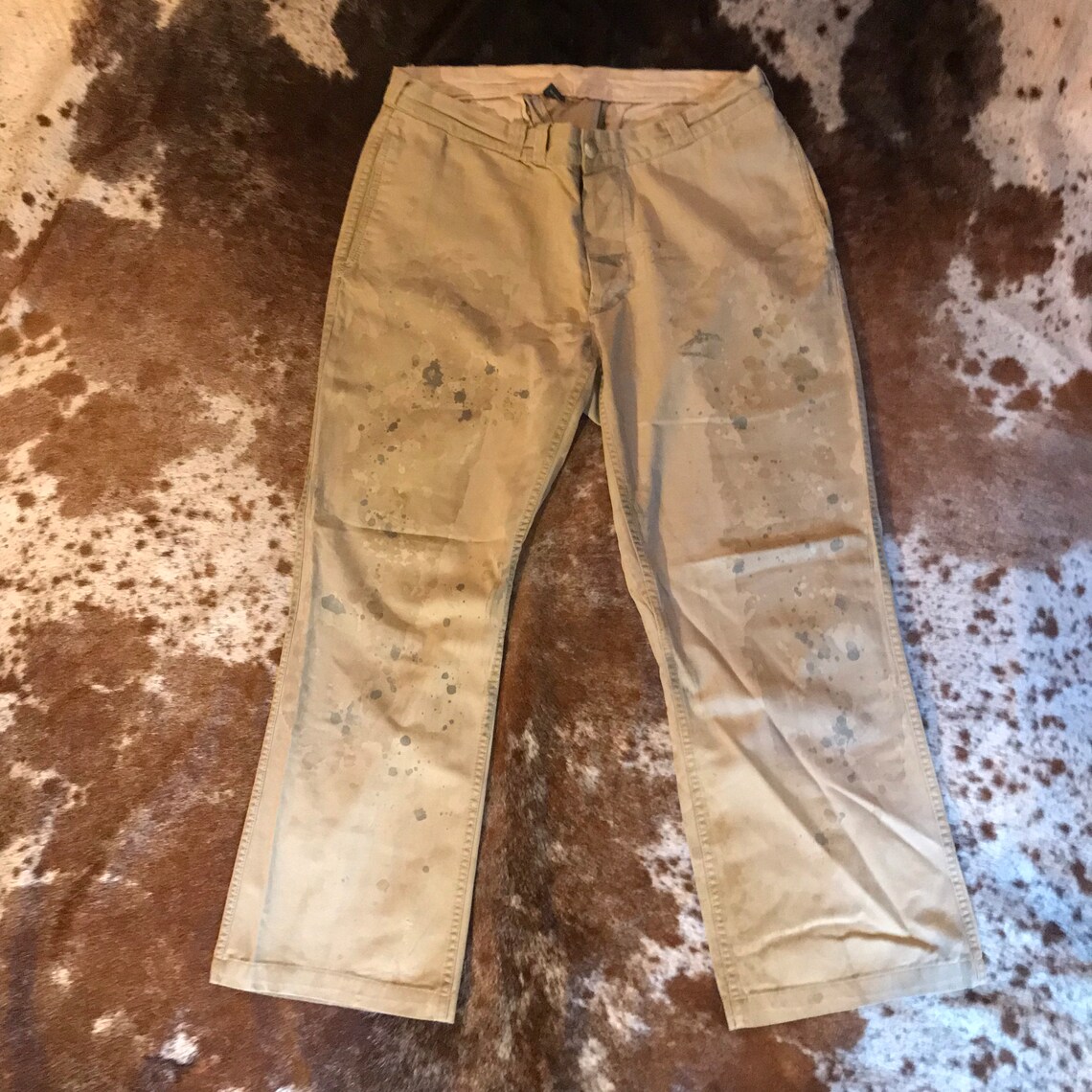 Ralph Lauren Paint Splatter Pants Painters Pants Paint Splashed Pollack ...