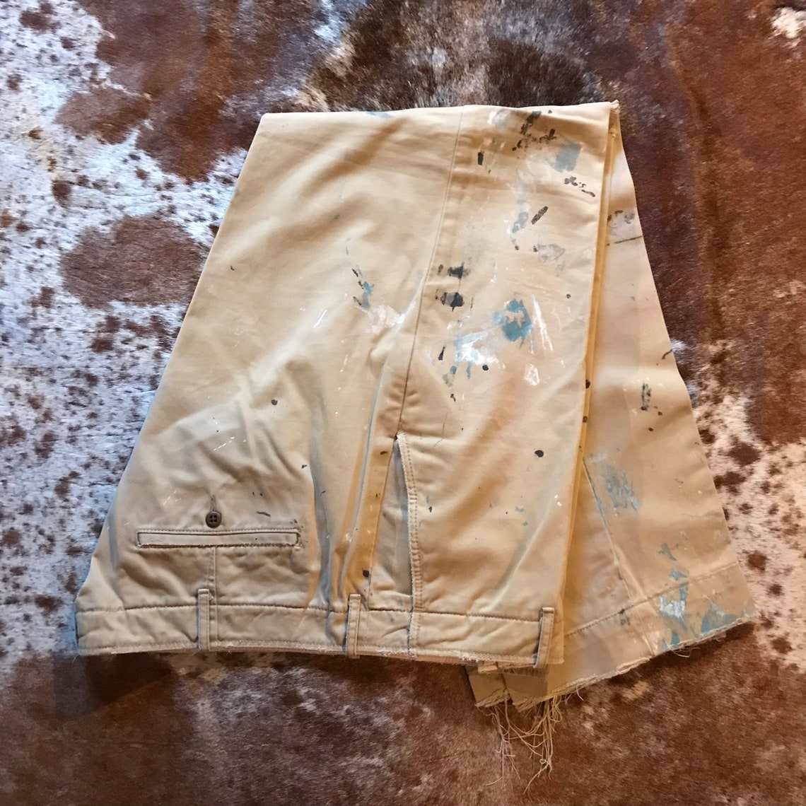 Ralph Lauren Paint Splatter Pants Painters Pants Paint Splashed Pollack ...