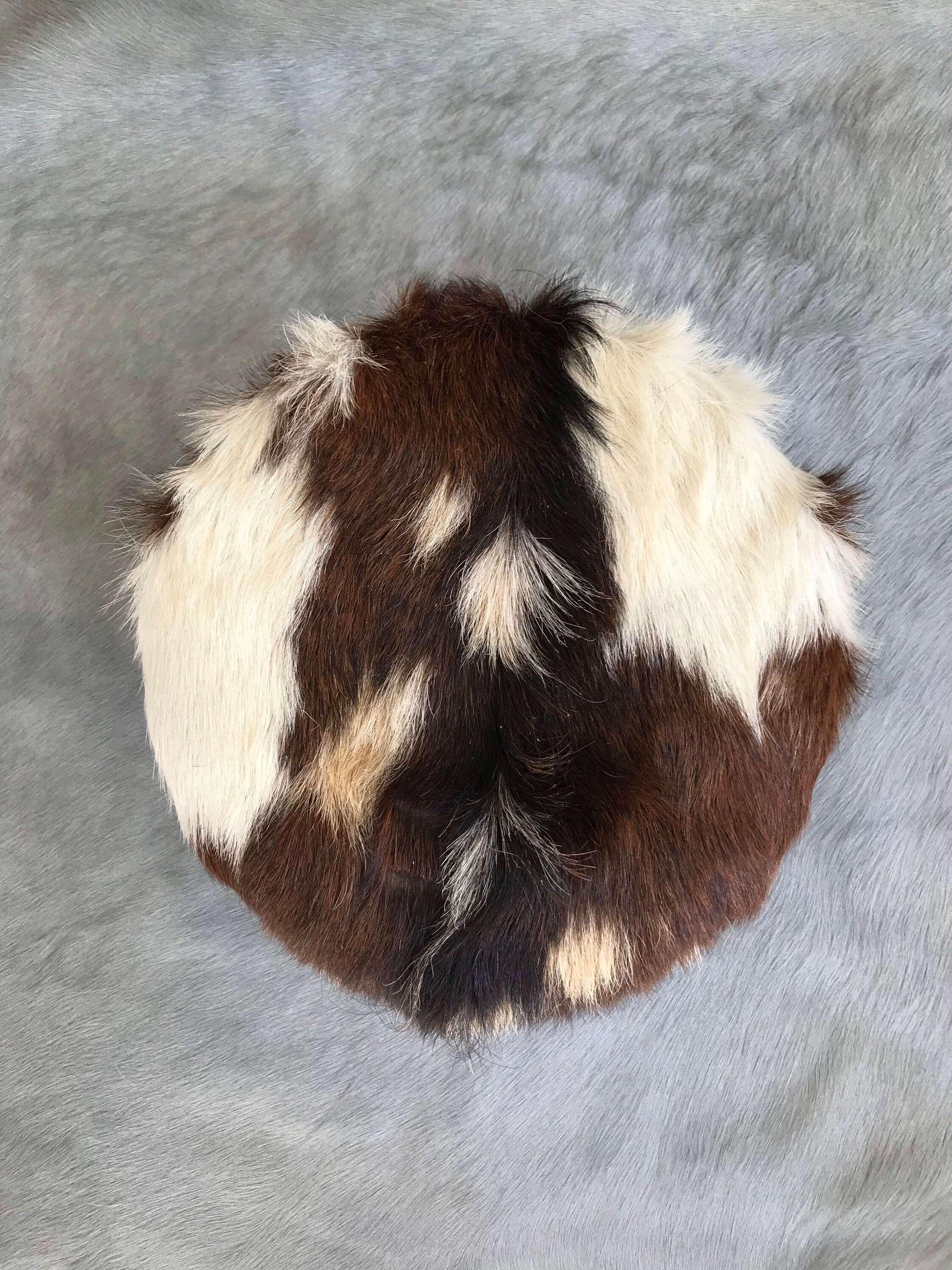 Antique Architectural Stool Capital Cowhide Goat Hide Hair Hide ...