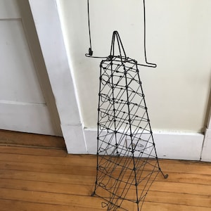 Antique French Wire Rack Wirework Bakery Stand Store Display Paris ...