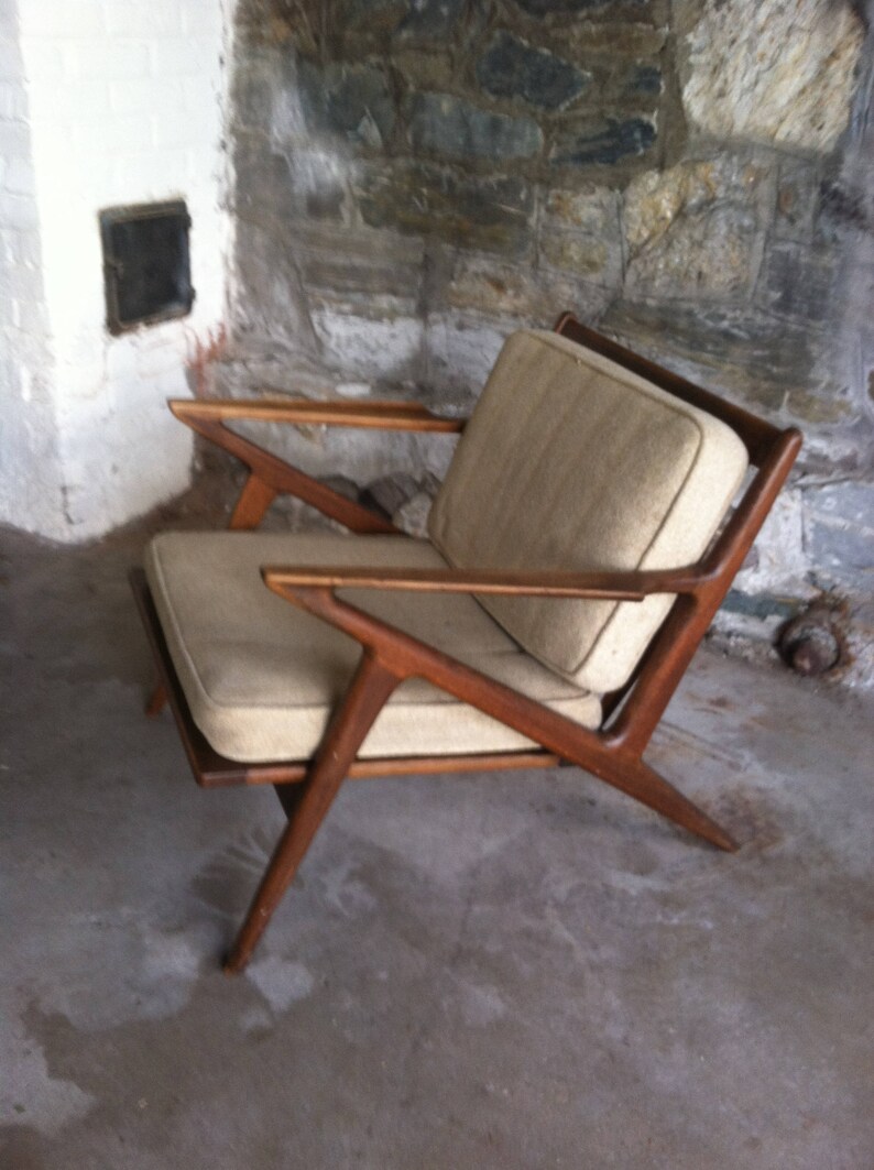 Antique Z Chair Mid Century Z Chair Poul Jensen Selig Danish Modern ...