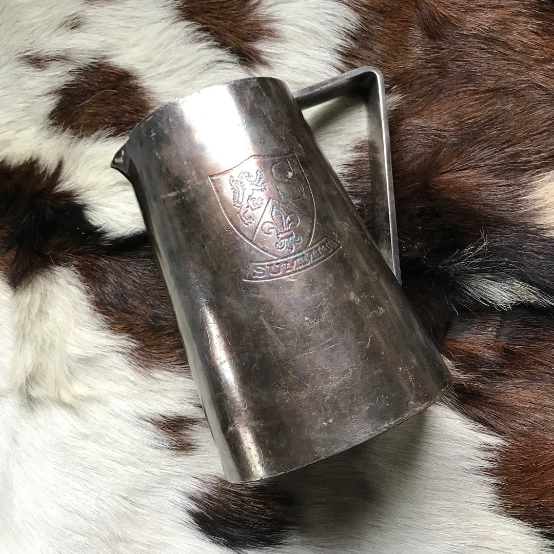 Antique Silver Plate Pitcher Summit Hotel Ware Resort Ski Chalet Trophy ...