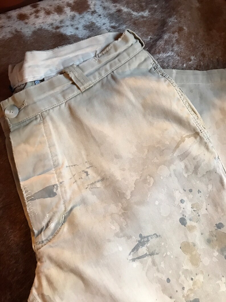 Ralph Lauren Paint Splatter Pants Painters Pants Paint Splashed Pollack ...