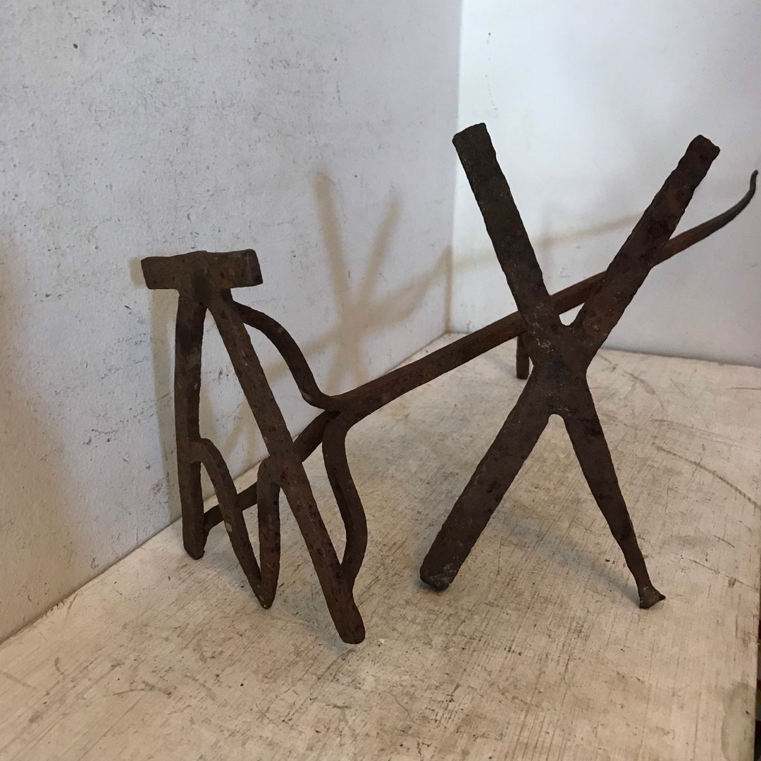 Antique Western Branding Irons X Farmhouse Rusted Iron Rancher Cows - Etsy
