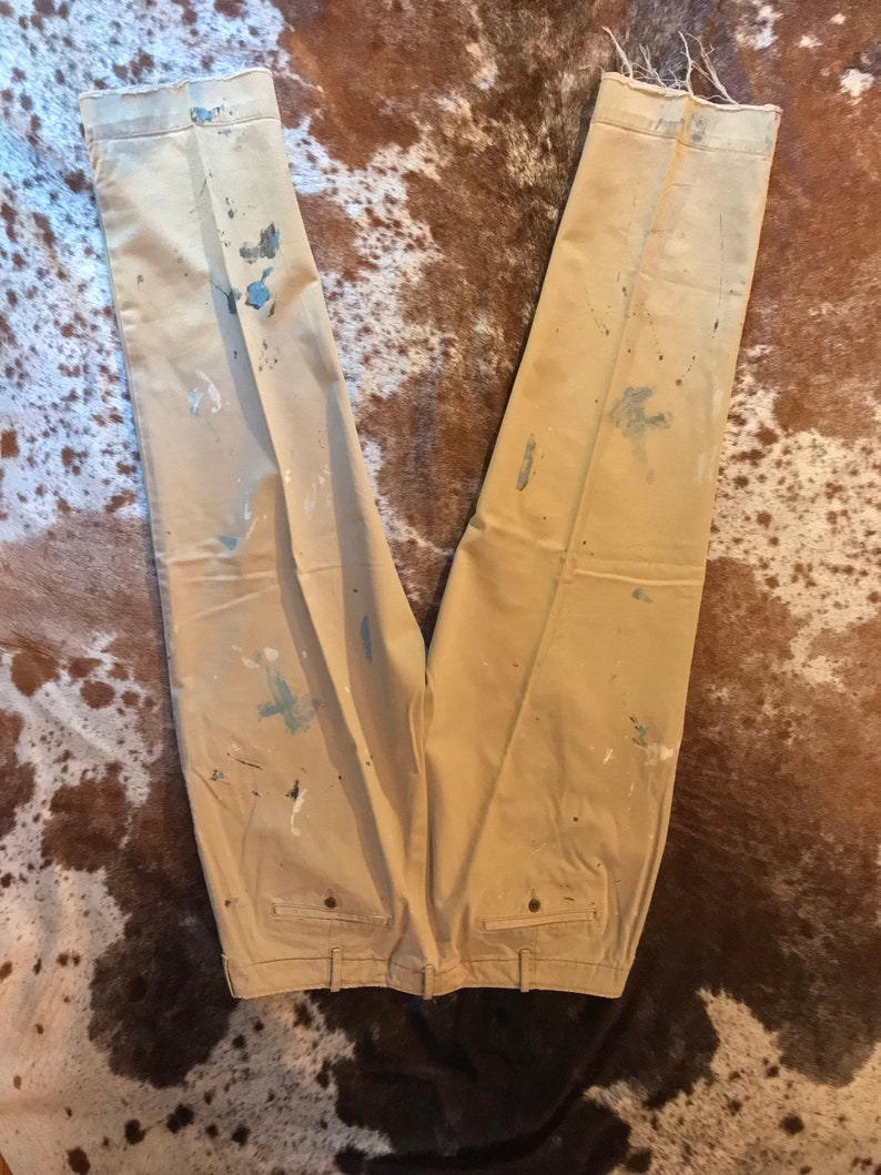 Ralph Lauren Paint Splatter Pants Painters Pants Paint Splashed Pollack ...