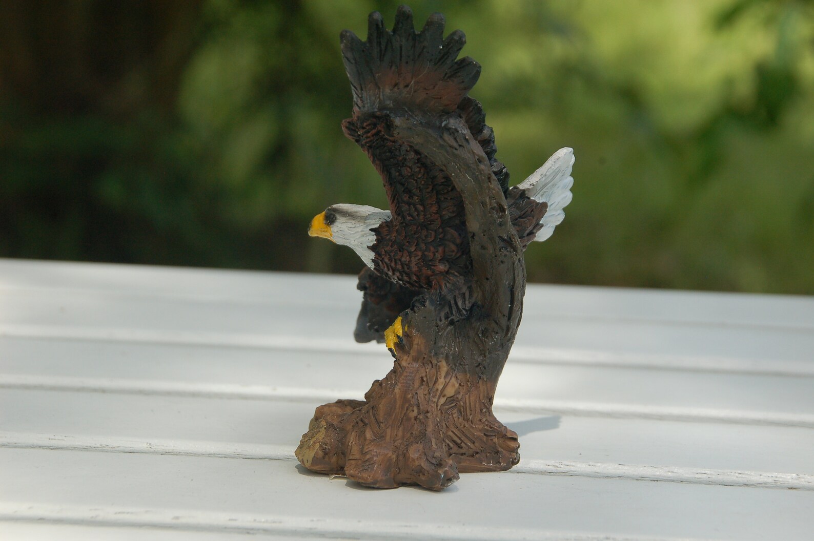 Vintage Resin Eagle Figurine Home Decor Collectible | Etsy