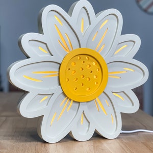 Daisy Light Cut File | Layered Digital Pattern for Lightup Flower ...