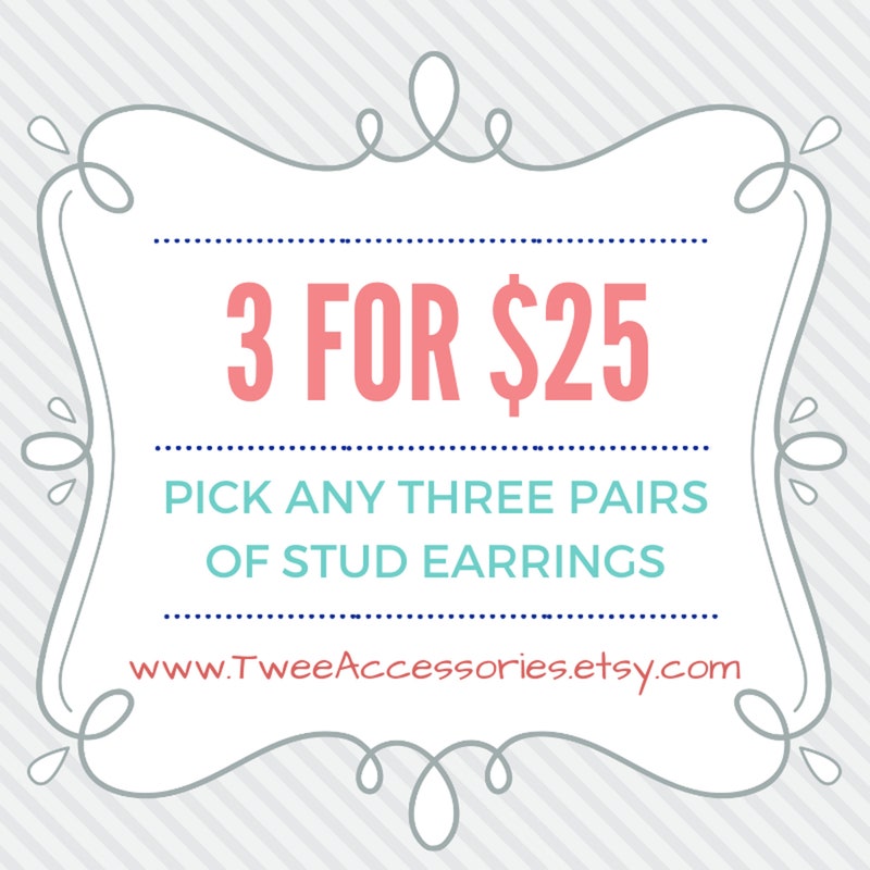 Dangle Stud Ear Stud - Etsy