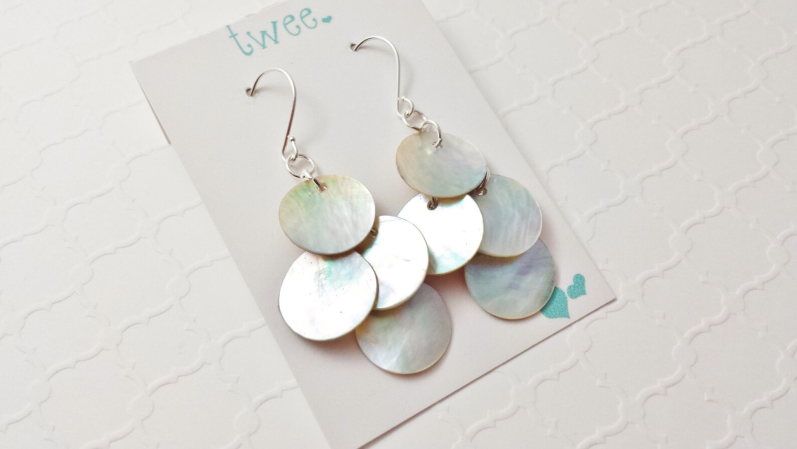Natural Mussel Shell Earrings You Choose Ear Wires, Sterling Silver ...
