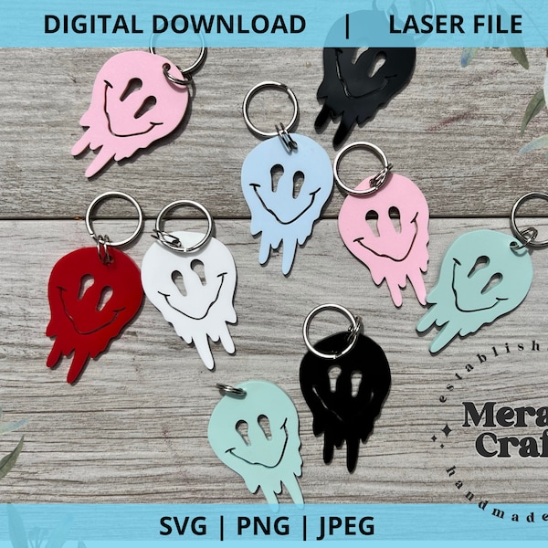 Smiley Face Laser File - Etsy
