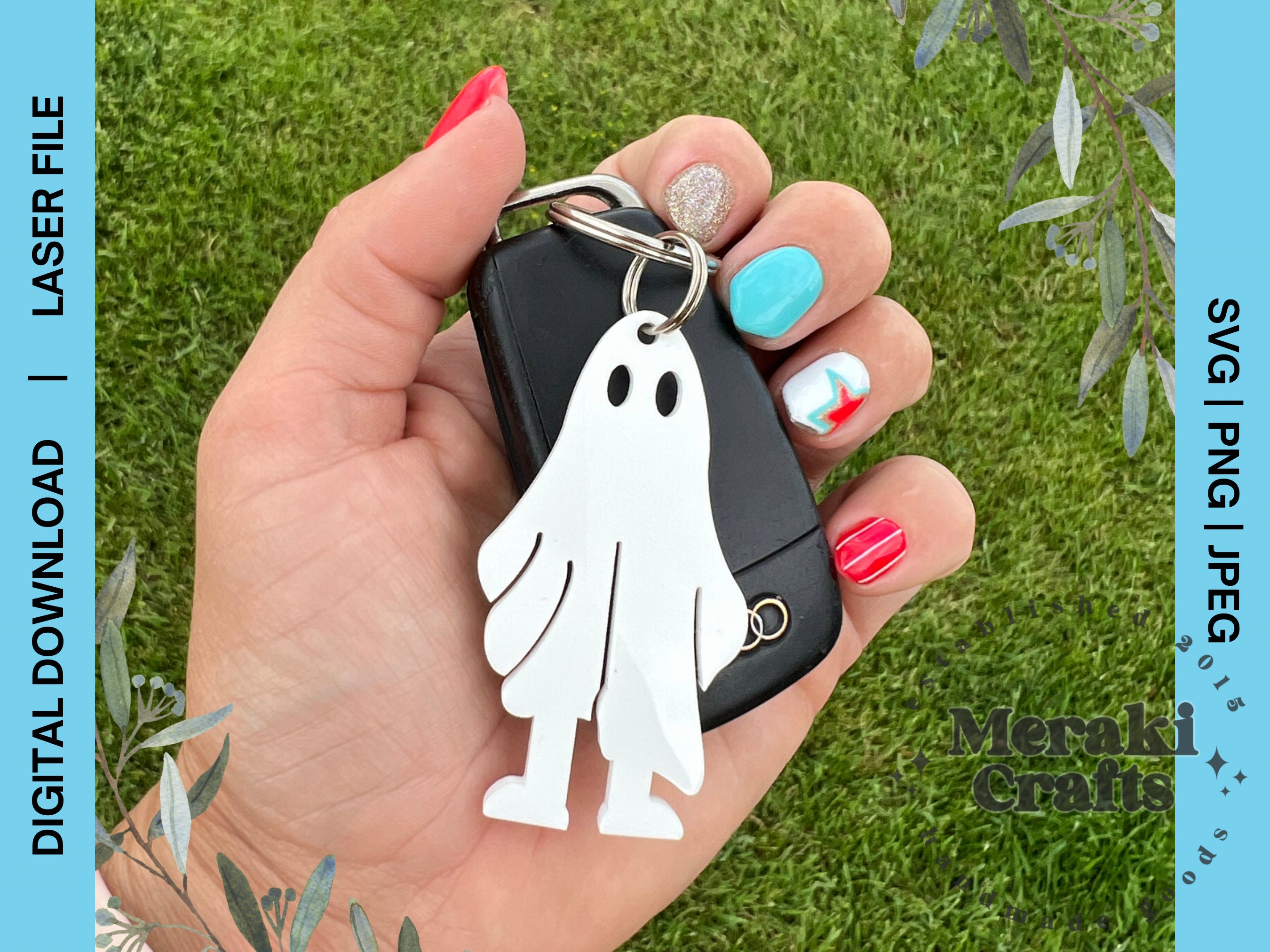 Ghost Kid Glowforge Laser SVG Digital File - Etsy