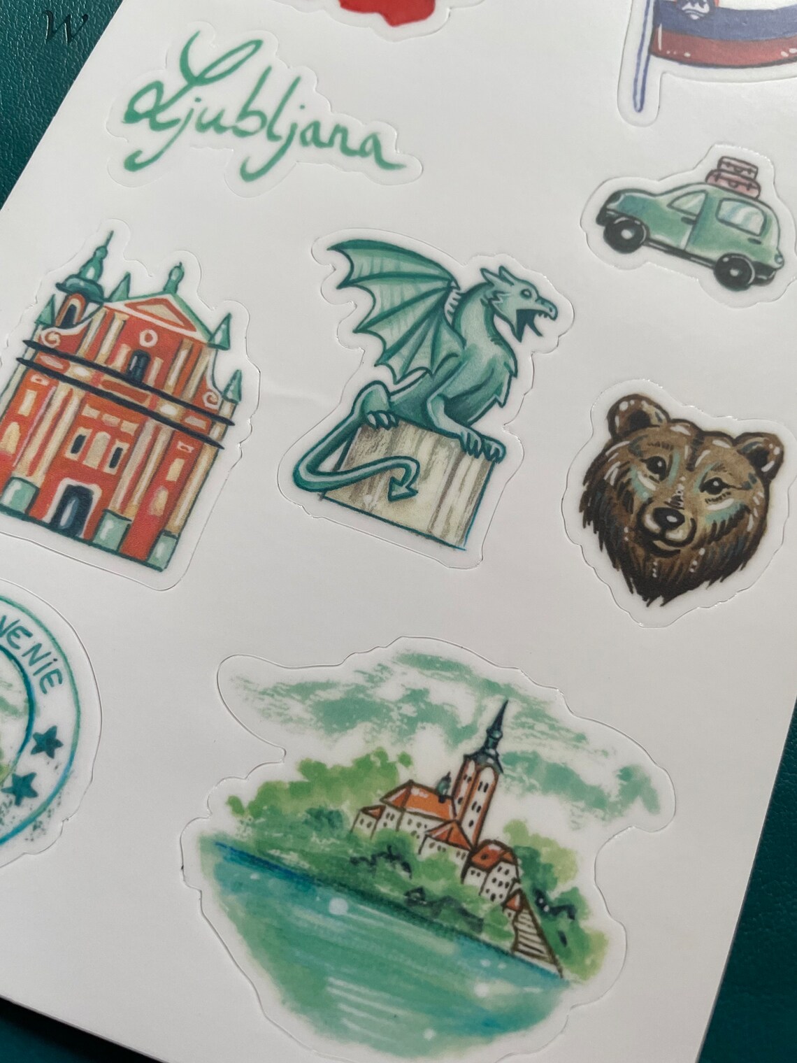 Slovenia Travel Stickers - Etsy