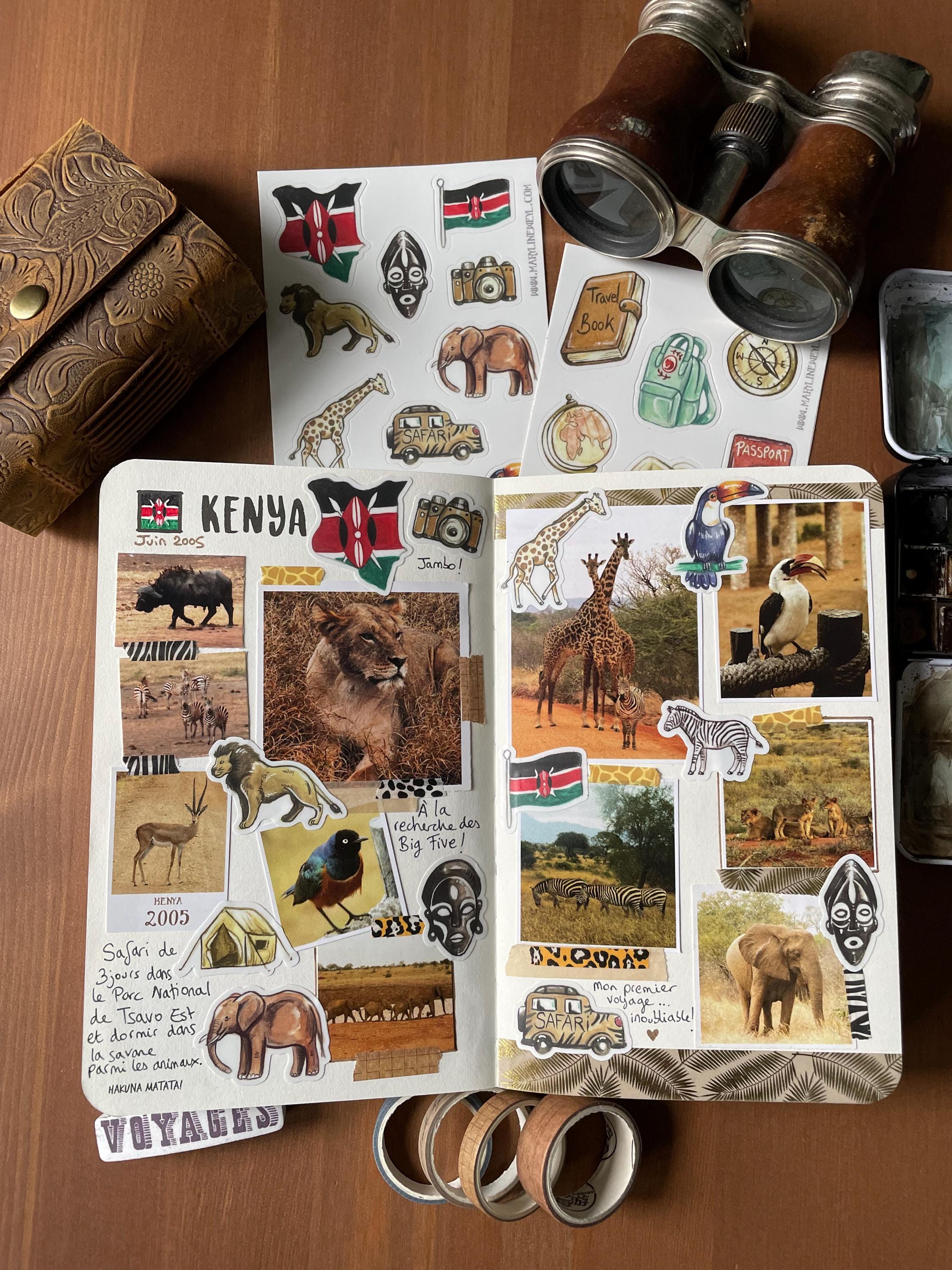 Kenya Travel Stickers - Etsy
