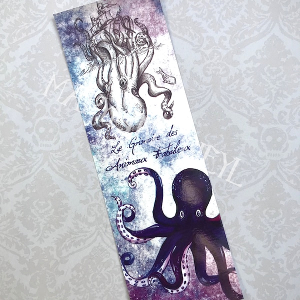 Octopus Bookmark - Etsy
