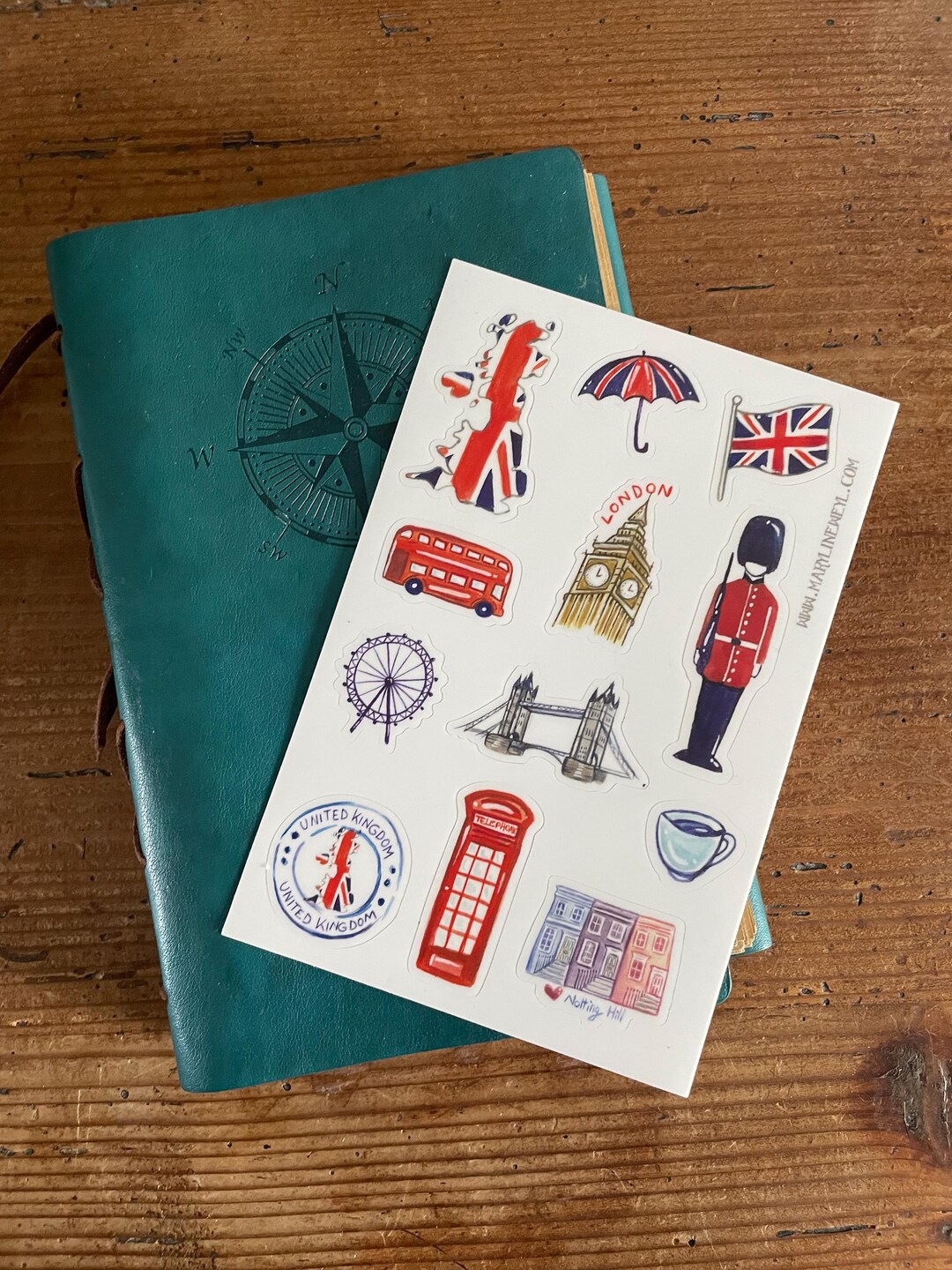 Travel Stickers England, UK London - Etsy