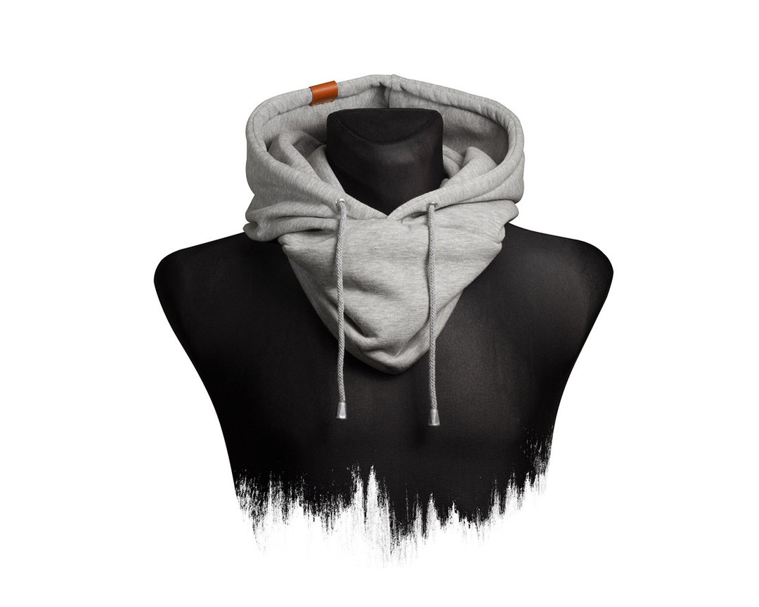 Hooded Loop Hood Scarf, Loop Made of High-quality Alpine Fleece With ...