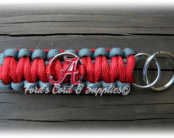 NFL Team Logo Key Fob Keychain Paracord Key Fob Survival | Etsy