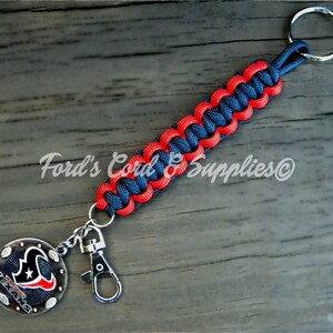 NFL Team Logo Key Fob, Keychain, Paracord Key Fob, Survival Gear ...