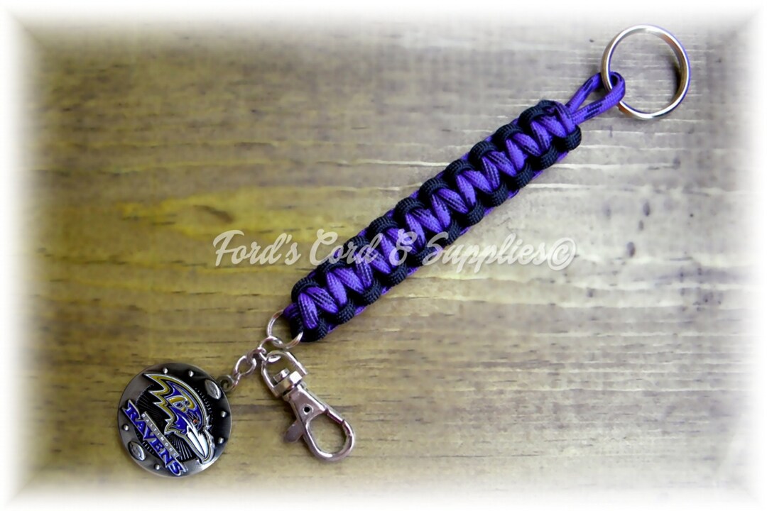 NFL Team Logo Key Fob, Keychain, Paracord Key Fob, Survival Gear ...