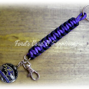 NFL Team Logo Key Fob, Keychain, Paracord Key Fob, Survival Gear ...