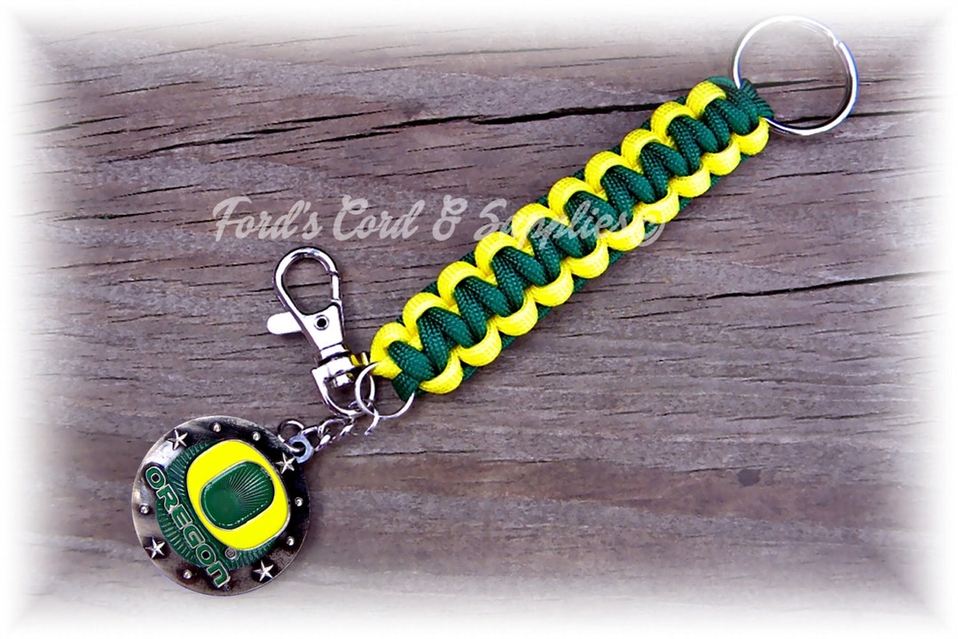 NCAA Collegiate Team Logo Key Fob, Paracord Key Fob, Keychain, Fan Gear ...