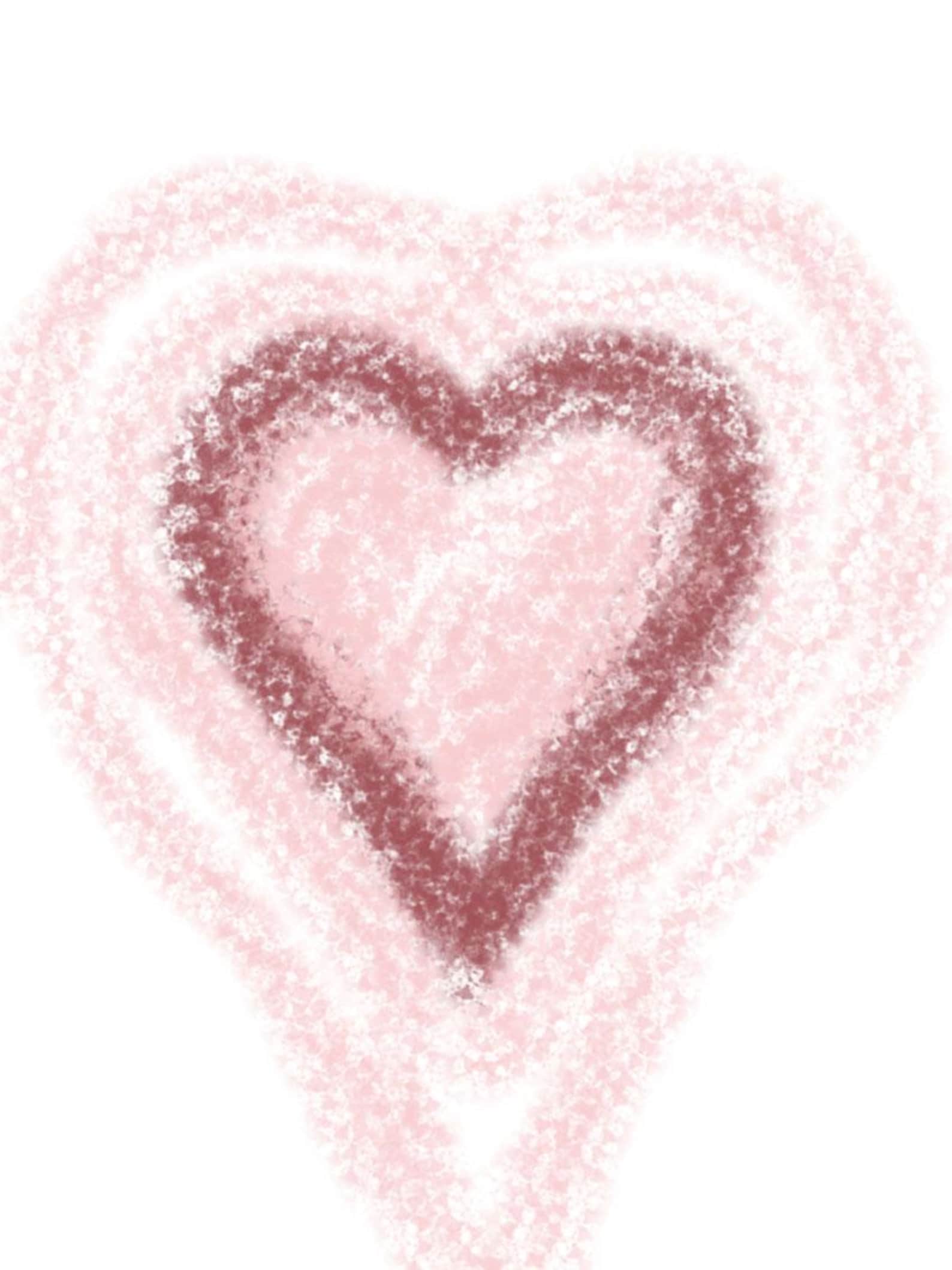 Heart Painting Download Printable Heart Instant Download Heart Romantic ...