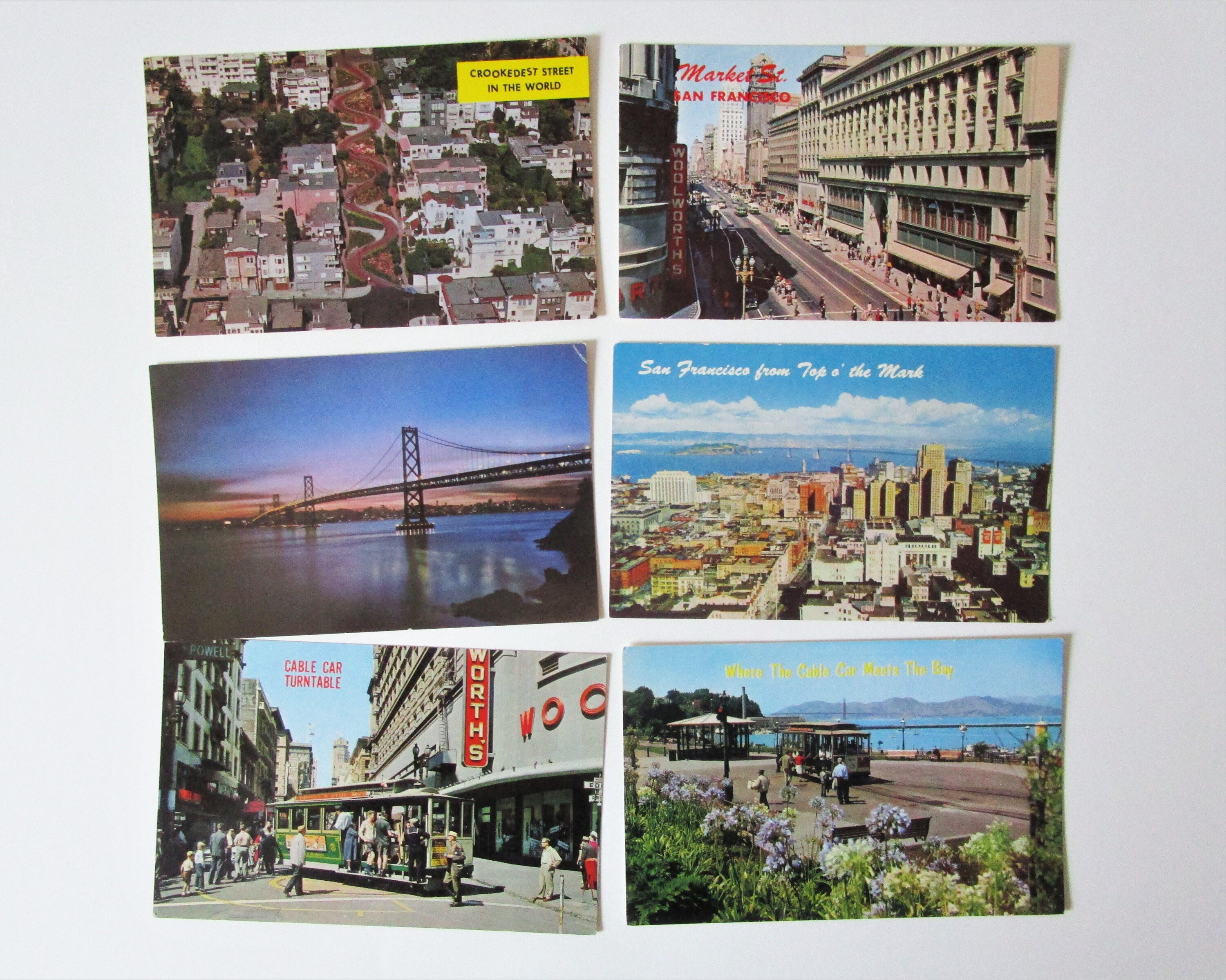 Vintage San Francisco Postcards Lot Post Card California Bay - Etsy