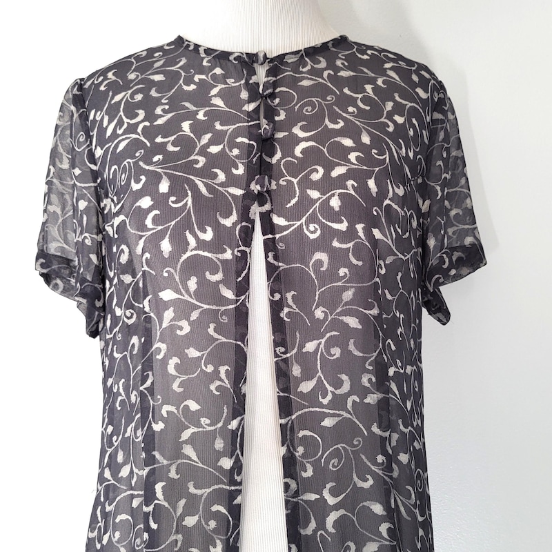 Sheer Overlay Top - Etsy