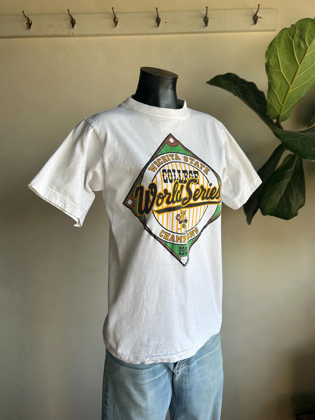 1989 Wichita State College World Series Champion Baseball Tshirt Small ...