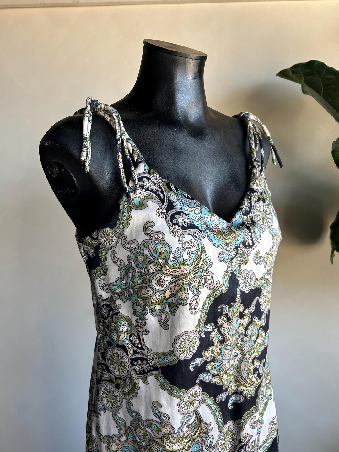 1970s Dynasty Silk Jumpsuit Paisley Dress Small - Etsy