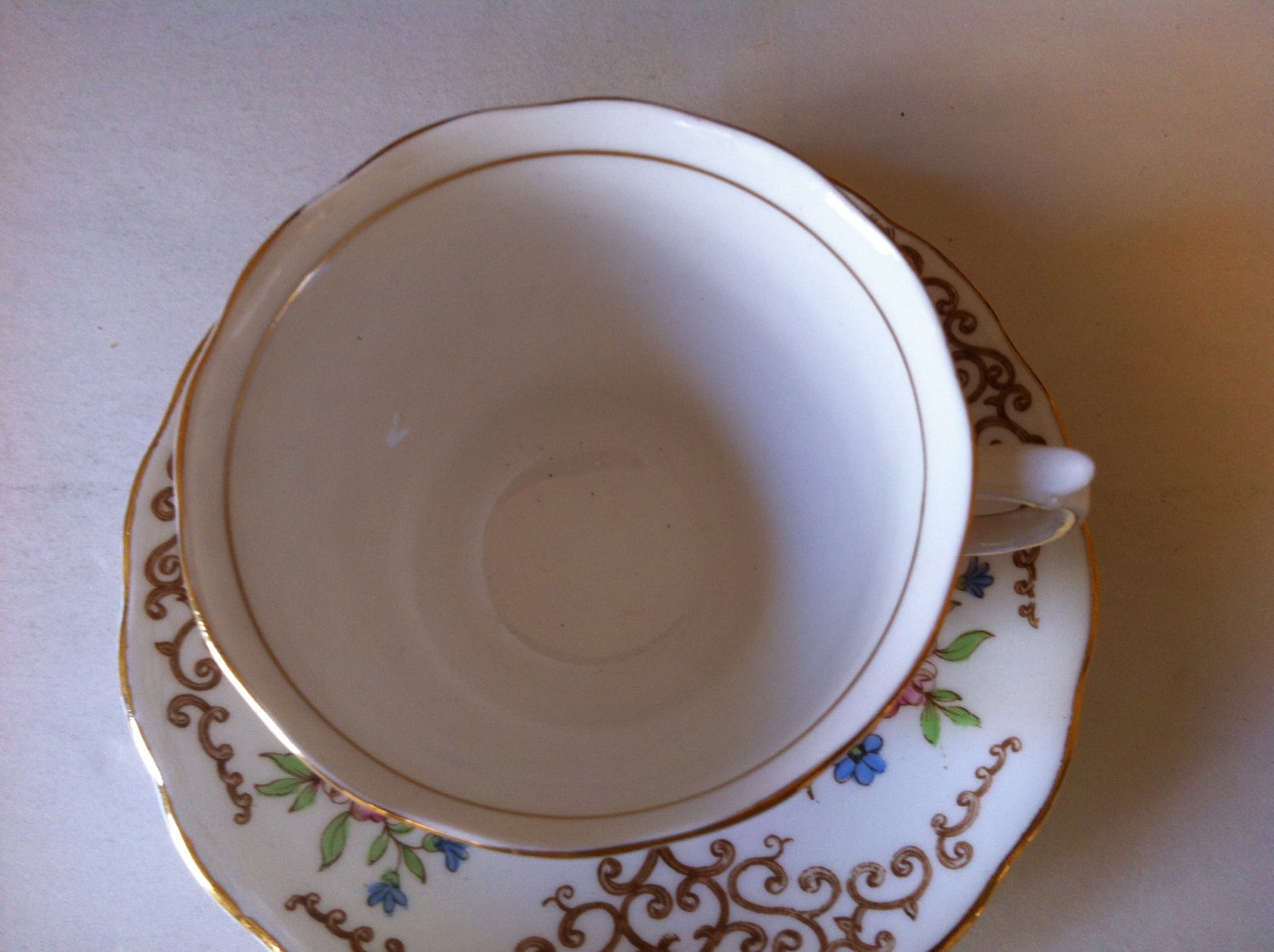 Colclough Fine Bone China Tea Cup and Saucer Pattern 6629 | Etsy