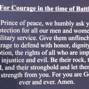 Prayer Card Pray for Our Troops! Pray for Our Country! Pray for Peace ...