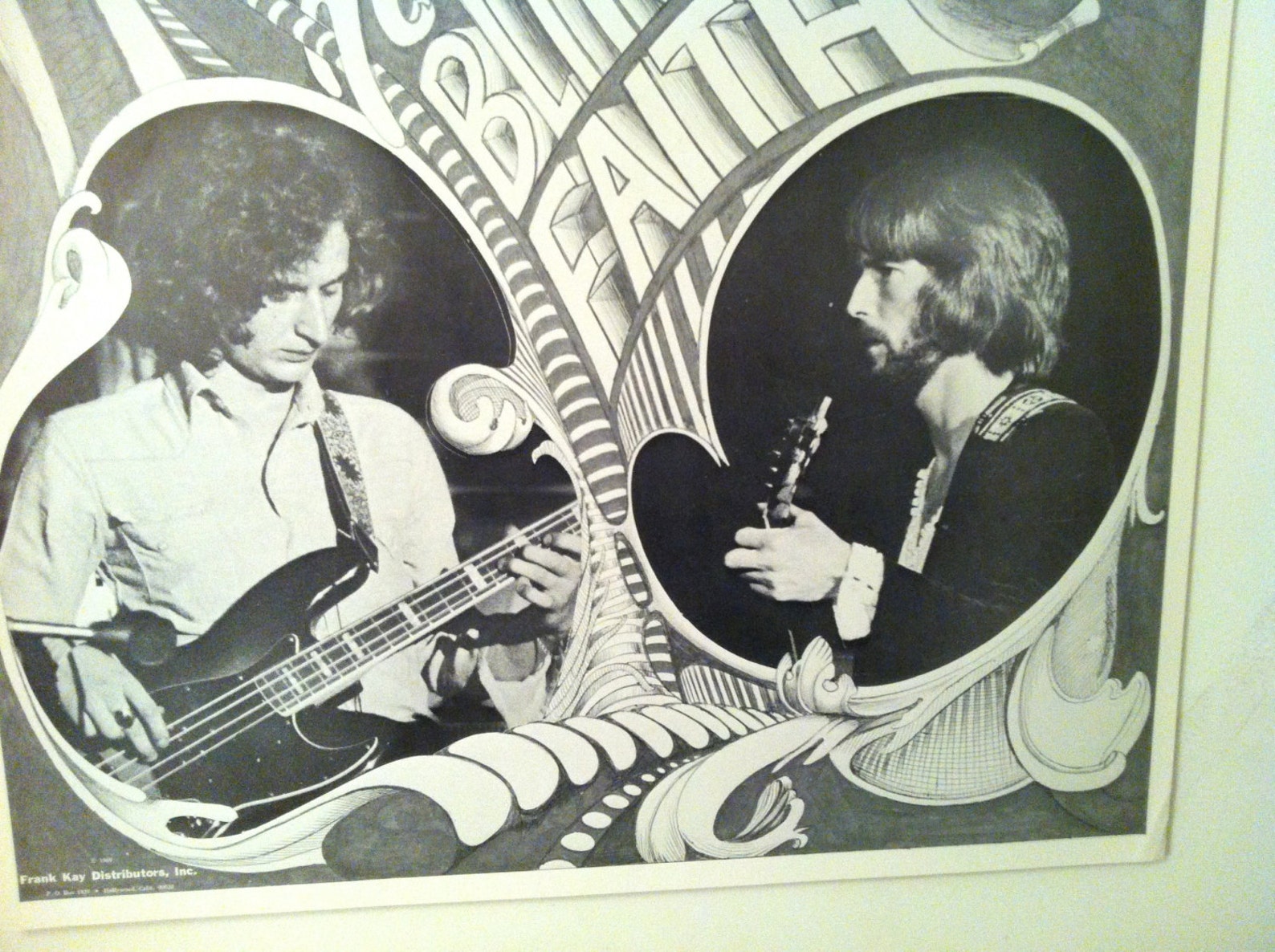 Blind Faith Vintage Black and White 1969 Eric Clapton Winwood - Etsy