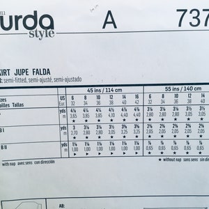 Burda Tiered Layered Skirt Pattern No 7370 Size US 6 to 16 - Etsy