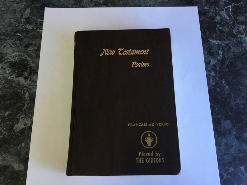 1970s New Testament Psalms French and English by the Gideons - Etsy